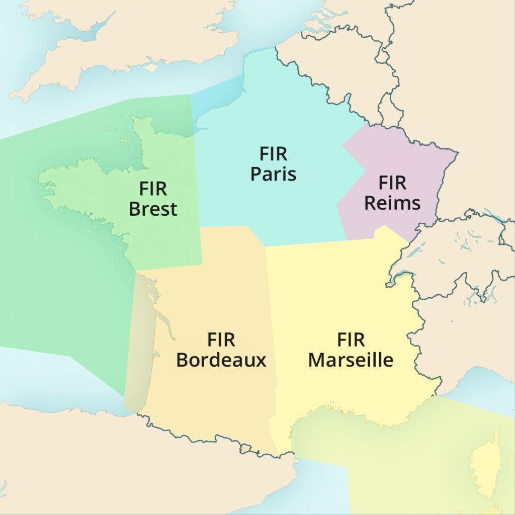 Classes d’espaces aériens et règles de vol à vue
